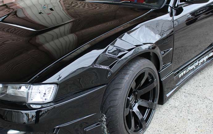 ORIGIN Labo. Silvia S14 Kouki 55mm Front Fenders (Shark Vent) | ORIGIN ...