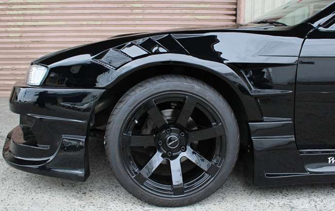ORIGIN Labo. Silvia S14 Kouki 55mm Front Fenders (Shark Vent) | ORIGIN ...